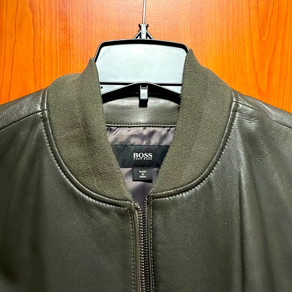 Hugo Boss | Jackets & Coats | Hugo Boss Great Leather Jacket | Poshmark